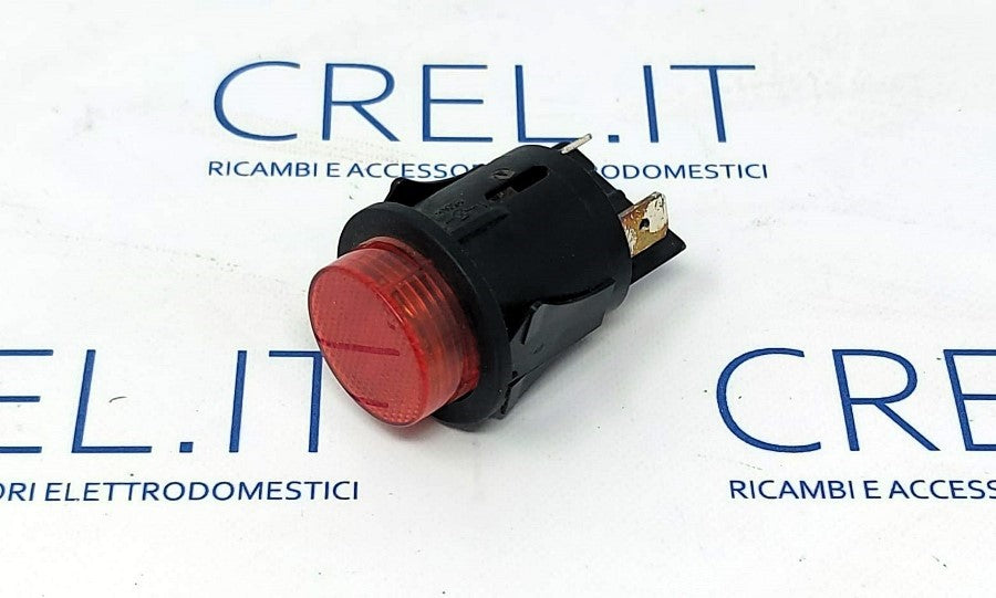 Pulsante Bipolare Luminoso Tondo Di Colore Rosso – CREL.IT